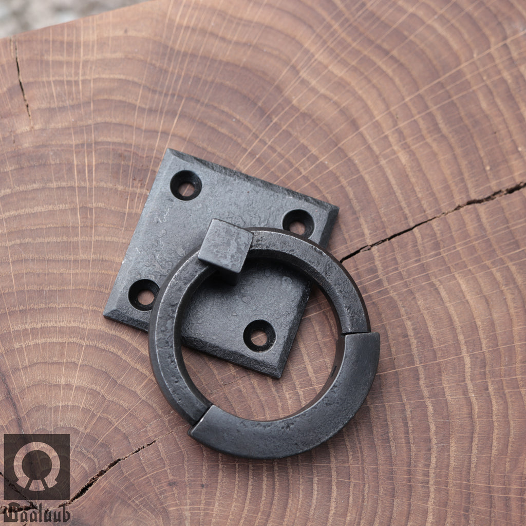 Forged Cabinet Pull / Ring Pull Handle | Gaaluub